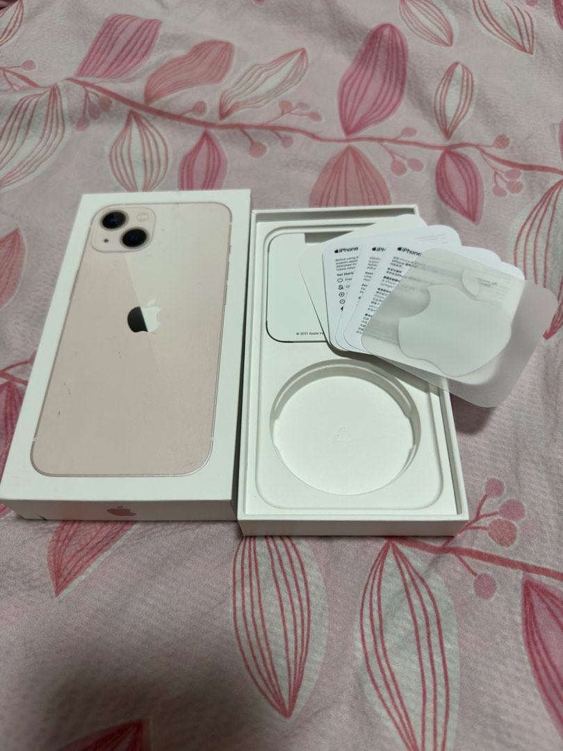 iPhone 13 Box only - Pink, Mobile Phones & Gadgets, Mobile Phones ...