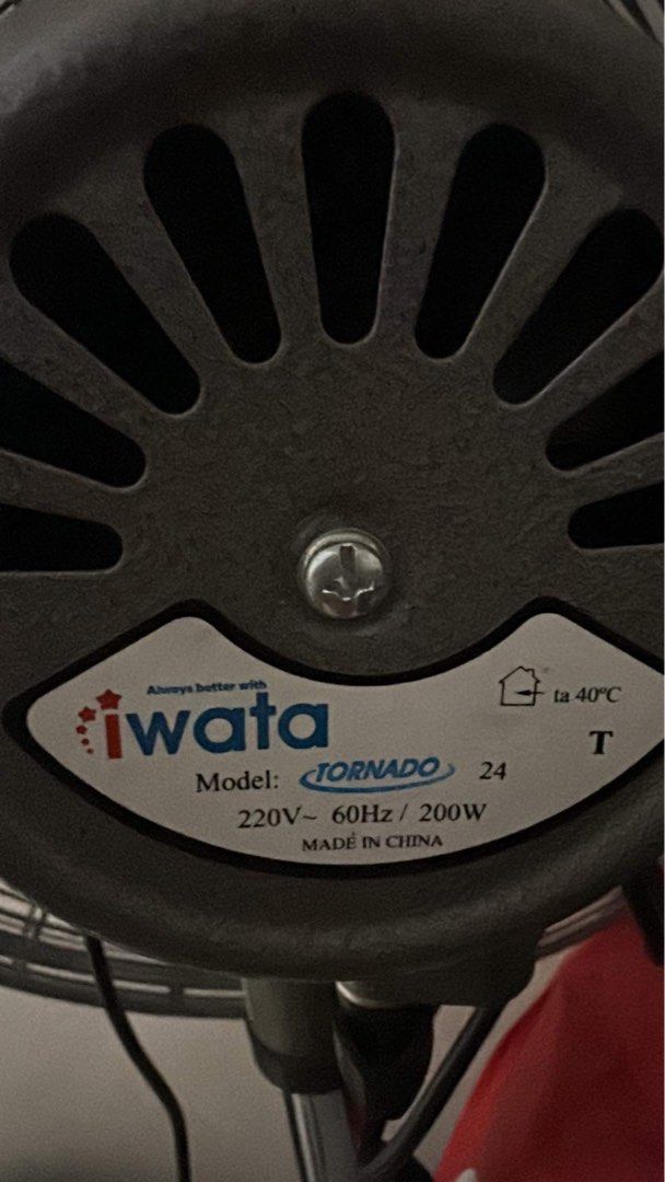 Iwata Industrial Fan, Furniture & Home Living, Lighting & Fans, Fans on ...