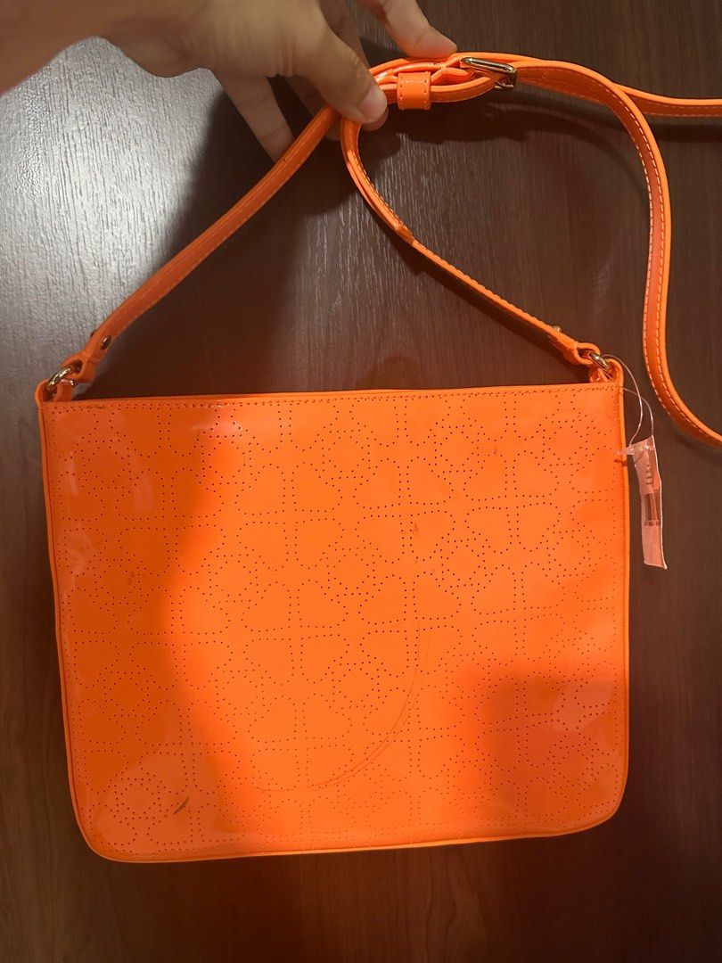*Kate Spade Metro Darby Croosbody Bag (Neon Orange)*, Luxury, Bags ...