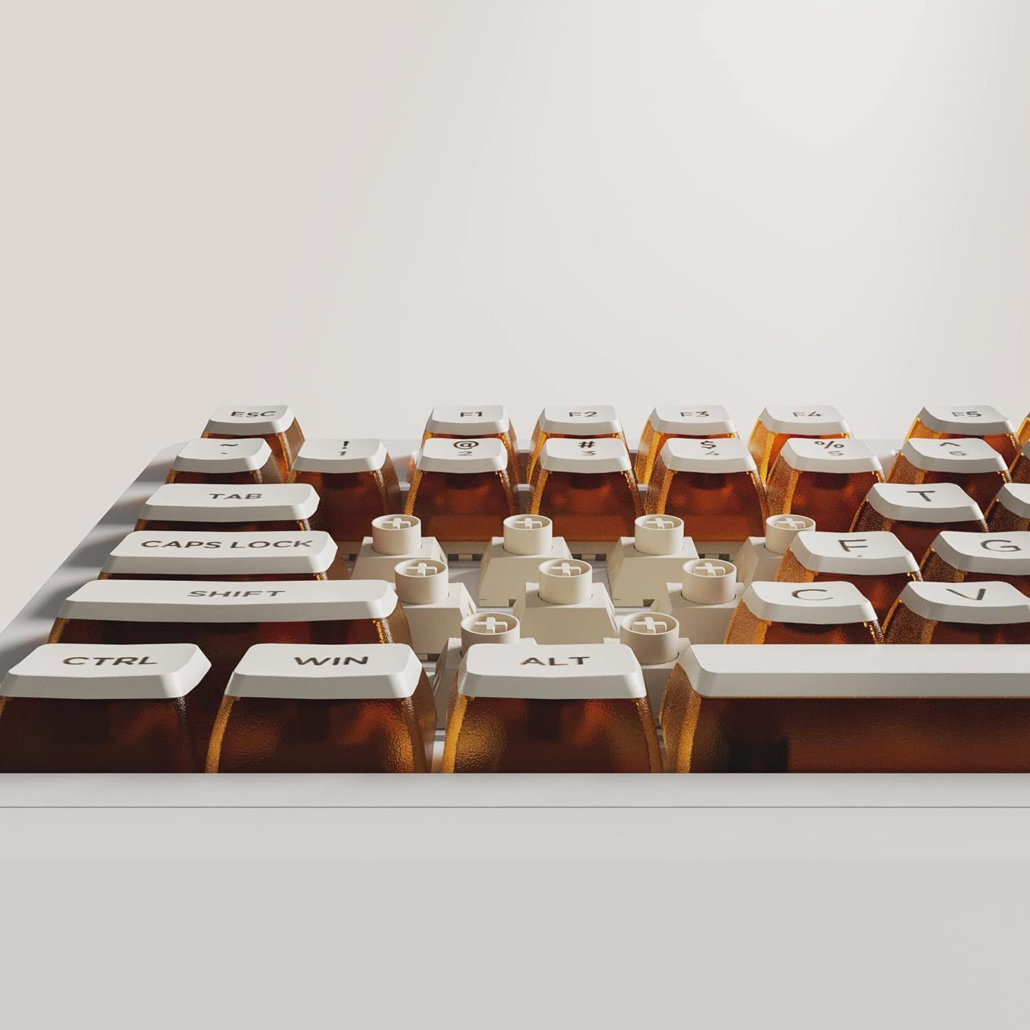 KBDcraft Soda Can Pudding Keycaps for Mechanical Keyboards, ASA Profile ...