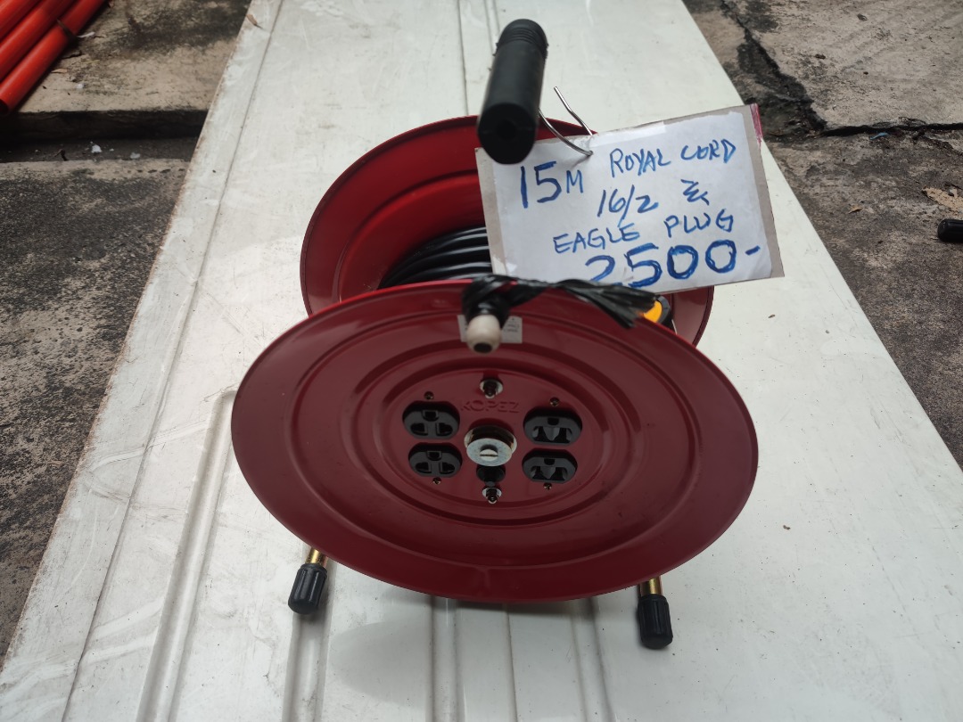 KM Cable Drum with Cord, Commercial & Industrial, Construction Tools ...