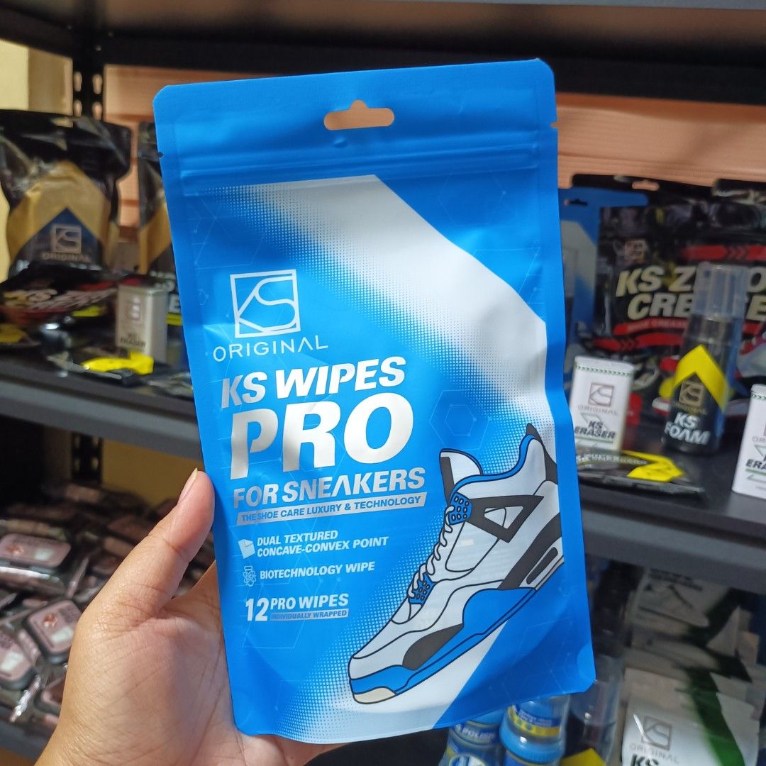 KS ORIGINAL Ks Wipes Pro Cleaning wipes, Men's Fashion, Footwear, Shoe ...