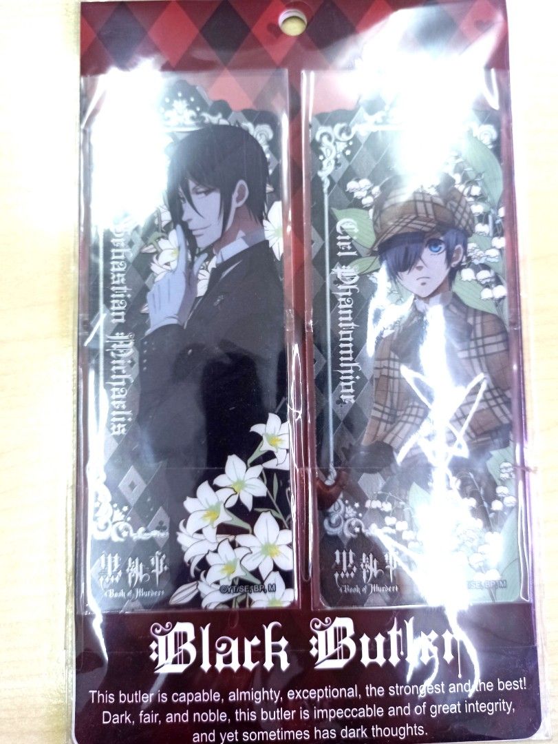 Kuroshitsuji: Book of Murder Bookmarks, Hobbies & Toys, Books ...