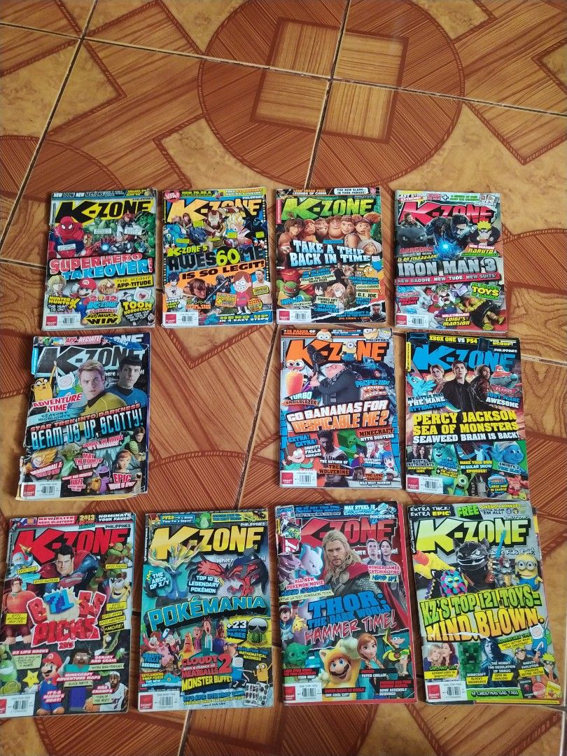 K-ZONES COLLECTION SET (2009, 2010, 2011, 2012, 2013, 2014, 2015, 2016 ...