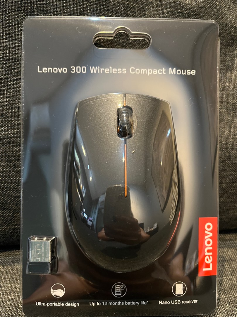 Lenovo 300 Wireless Compact Mouse, Computers & Tech, Parts ...