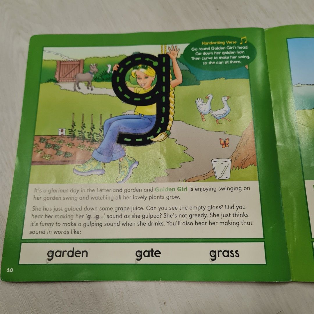 Letterland touch and trace, Hobbies & Toys, Books & Magazines, Children ...