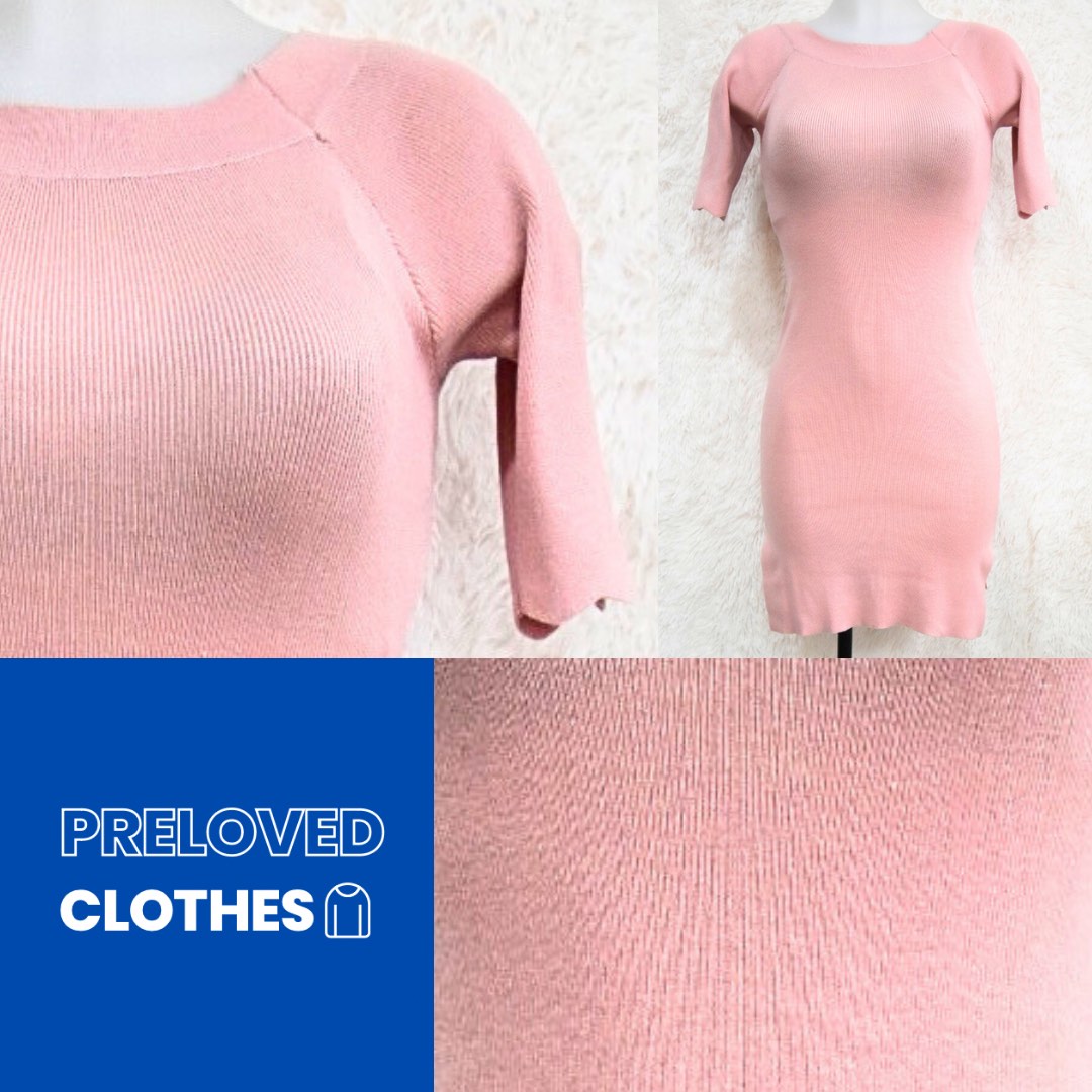 Light pink bodycon dress, Women's Fashion, Dresses & Sets, Dresses on ...