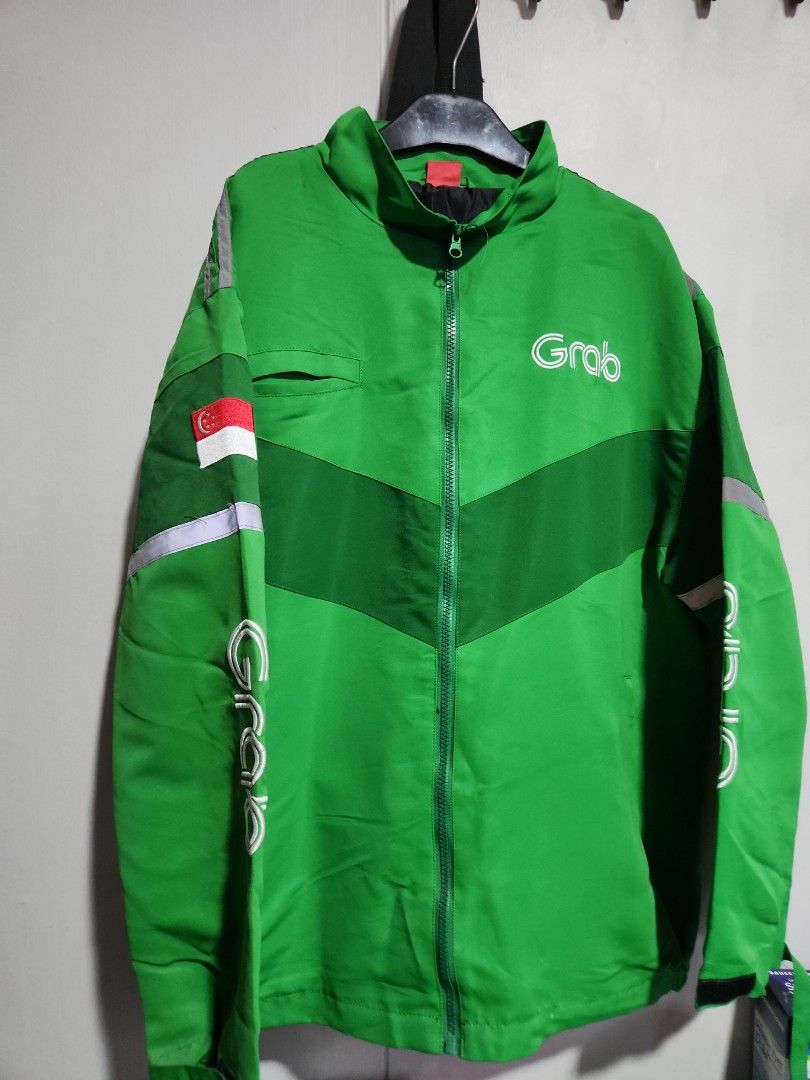 Limited edition Grab food rider jacket grab delivery windbreaker, Men's ...