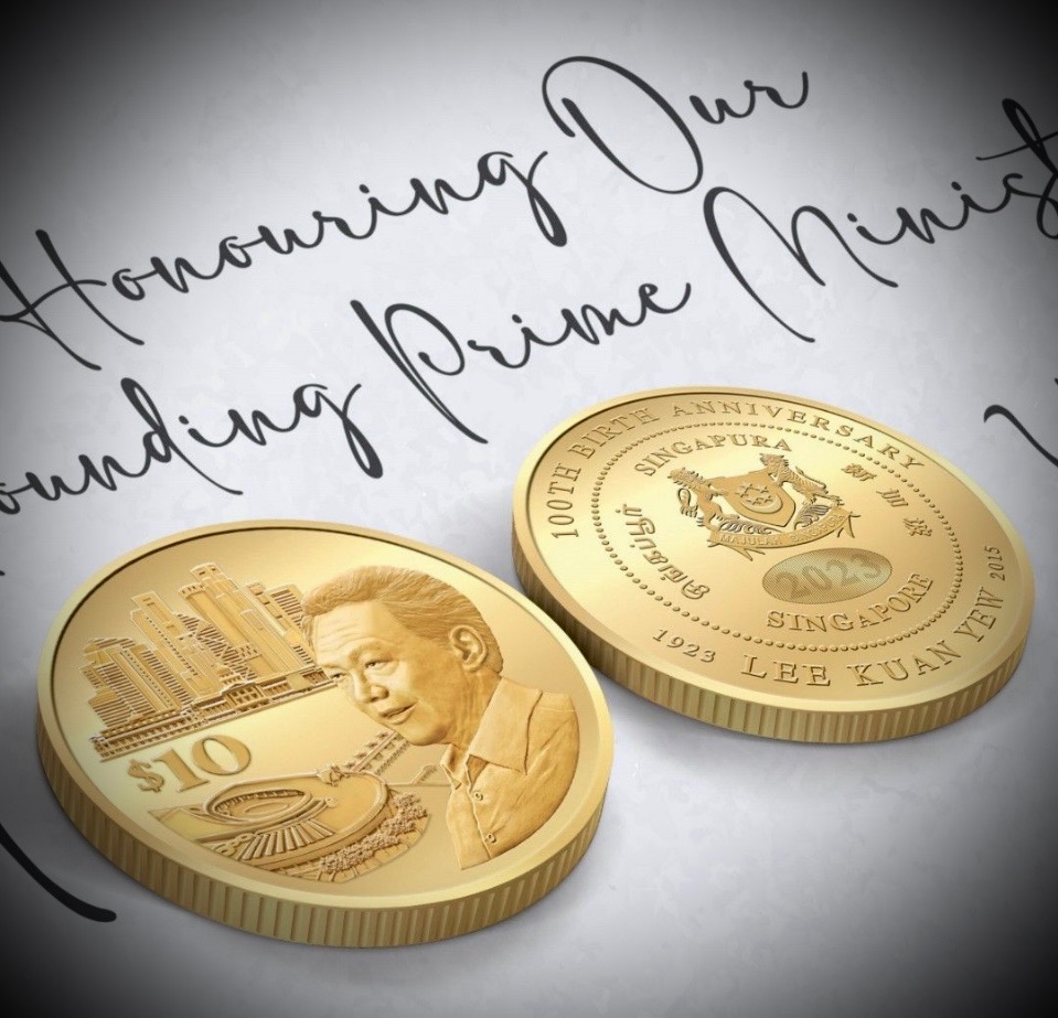 LKY100 Anniversary Commemorative Coin (5 Sets Available), Luxury ...