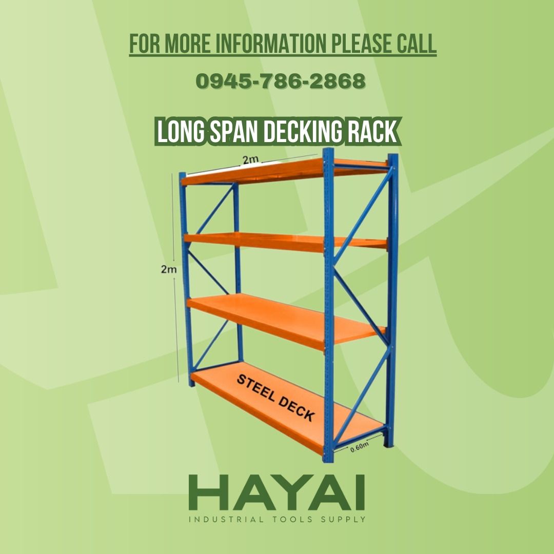 Long Span Decking Rack, Commercial & Industrial, Industrial Equipment ...