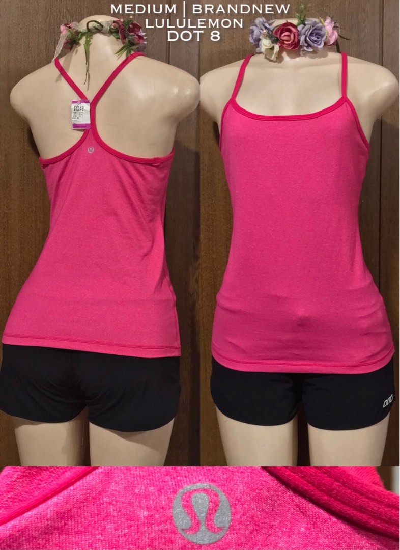 LULULEMON PINK YOGA TOP, Women's Fashion, Activewear on Carousell