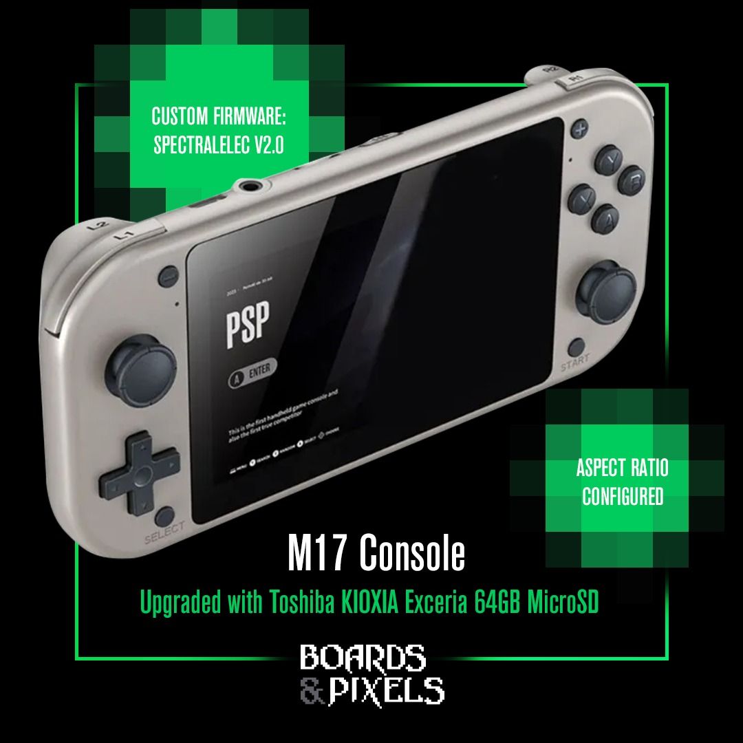 (LAUNCH PROMO PRICE) M17 Retro Gaming Console flashed with SpectralElec ...
