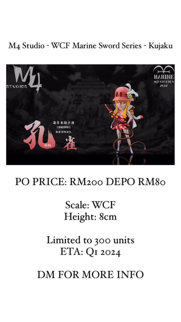 M4 Studio - WCF Marine Sword - Kujaku, Hobbies & Toys, Toys & Games on Carousell