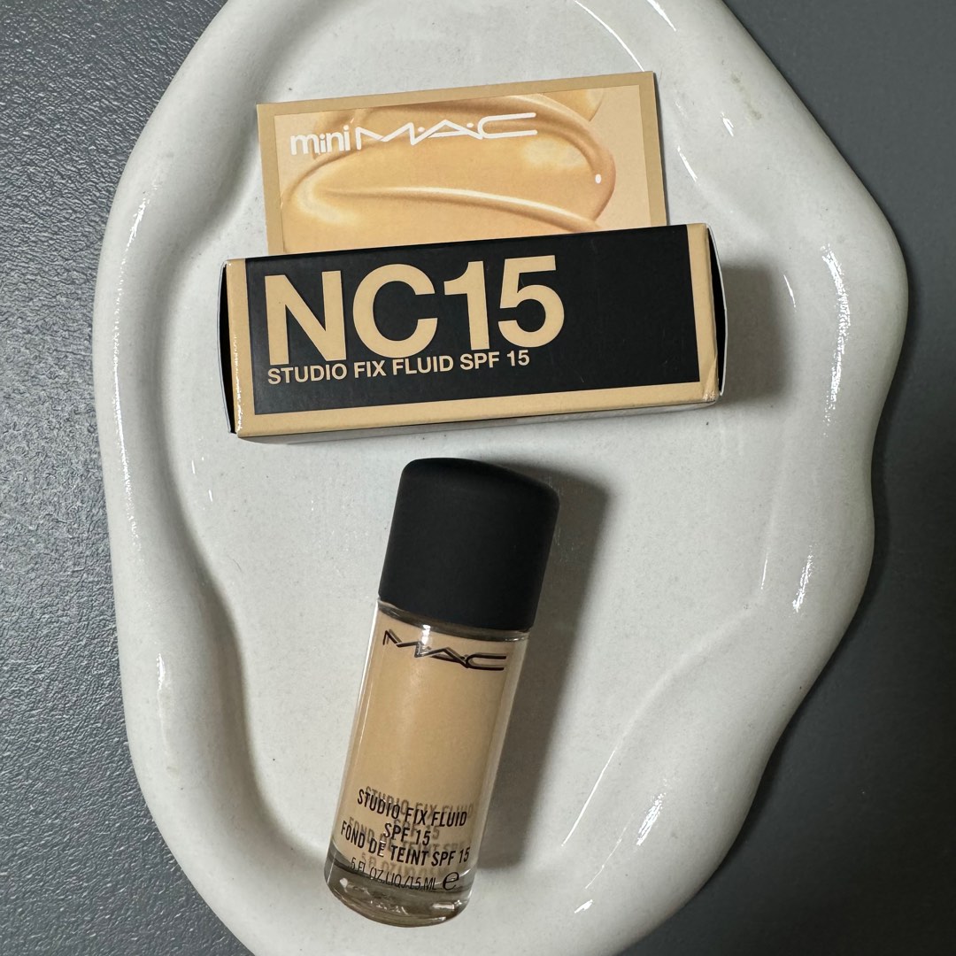 Mac Studio Fix Fluid Foundation NC15 mini size, Beauty & Personal Care ...