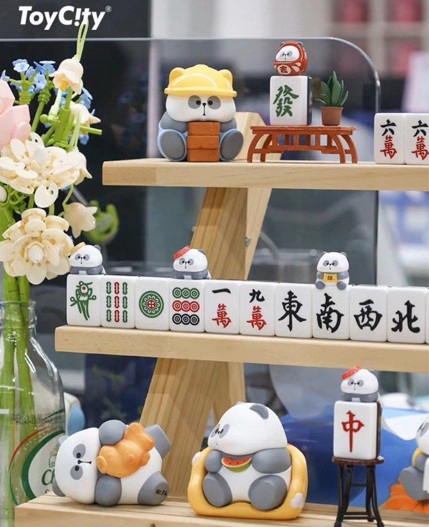 mahjong panda tile blind box, Hobbies & Toys, Toys & Games on Carousell