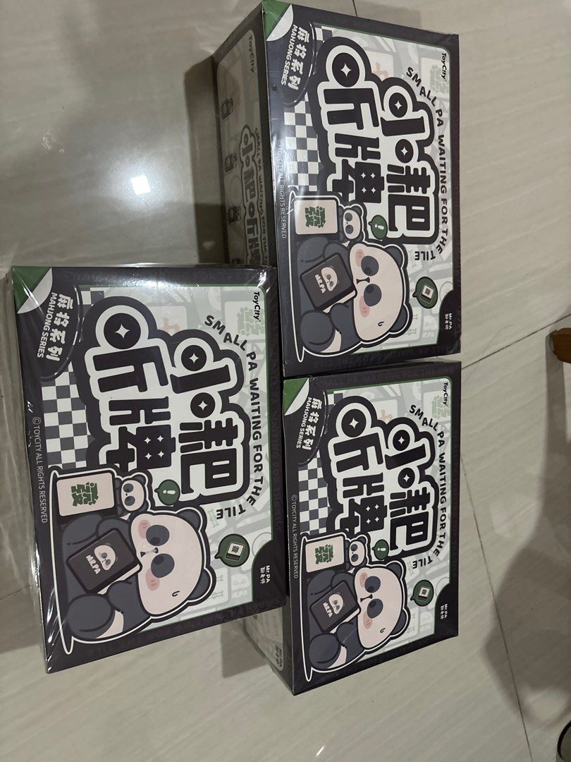 mahjong panda tile blind box, Hobbies & Toys, Toys & Games on Carousell