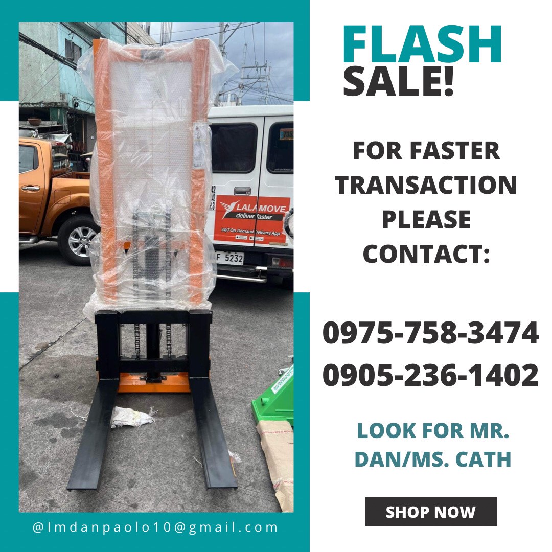 Manual Stacker, Commercial & Industrial, Construction Tools & Equipment ...