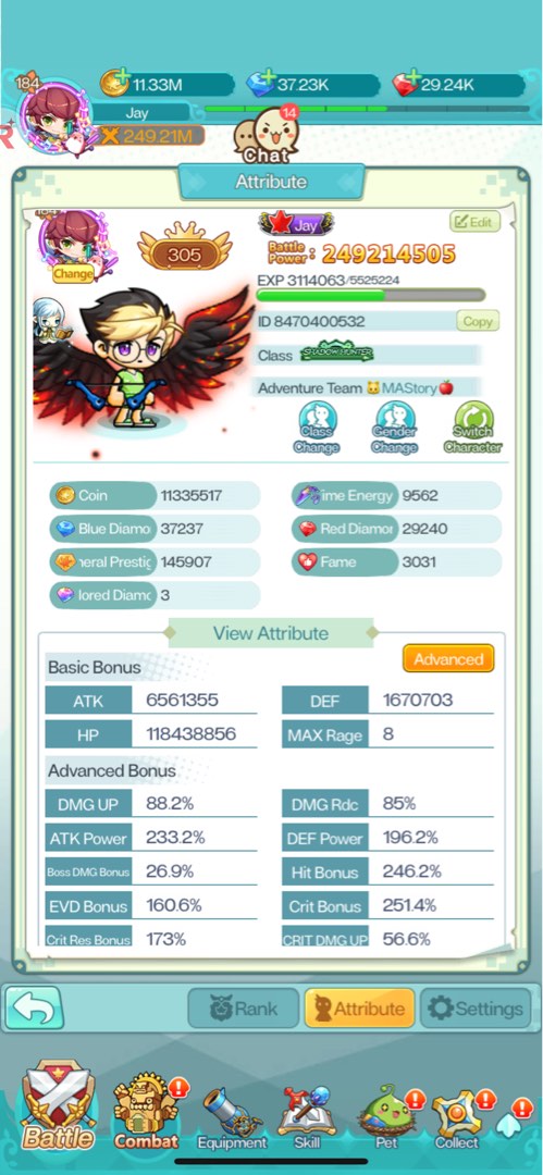 Maplestory R Evolution (250m power account), Video Gaming, Video Games ...