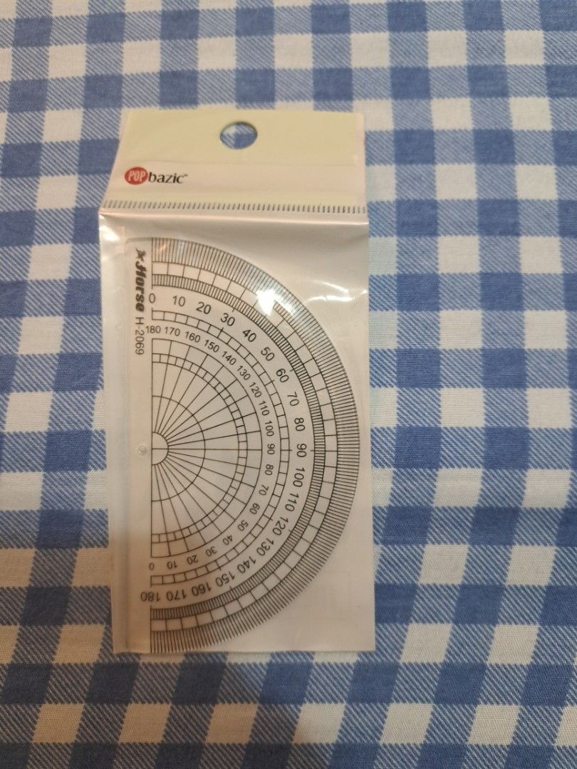 MATH PROTRACTOR (PSLE/O&A LVL), Hobbies & Toys, Stationery & Craft ...