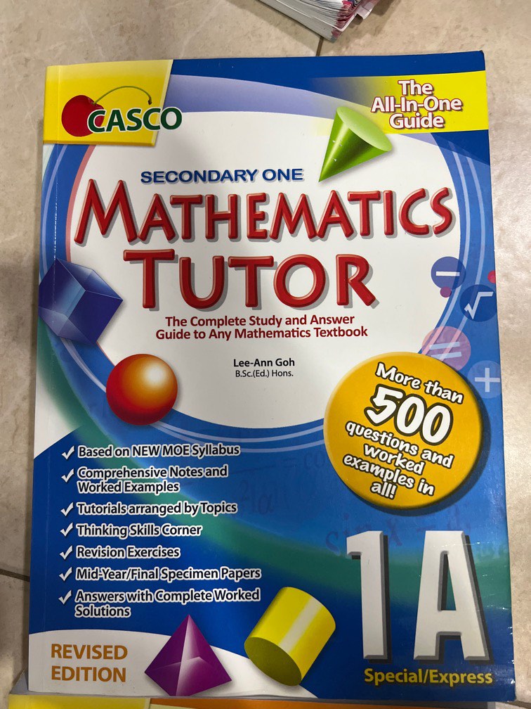 Maths Assessment Book Secondary 1 and 2, Hobbies & Toys, Books ...