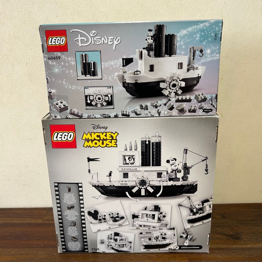 MISB Lego 40659 Disney Mini Steamboat Willie (2023) - Bundle 40659 ...