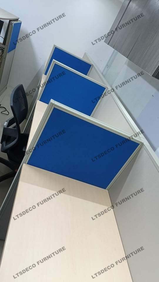 MODULAR PARTITION OFFICE FURNITURE PARTITION, Furniture & Home Living ...