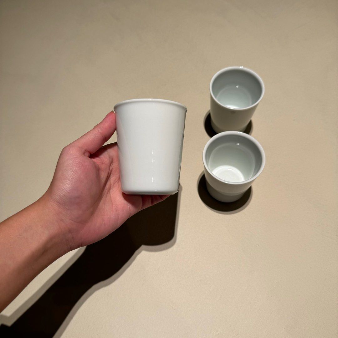 MUJI Porcelain Cups (3 pcs), Furniture & Home Living, Kitchenware ...