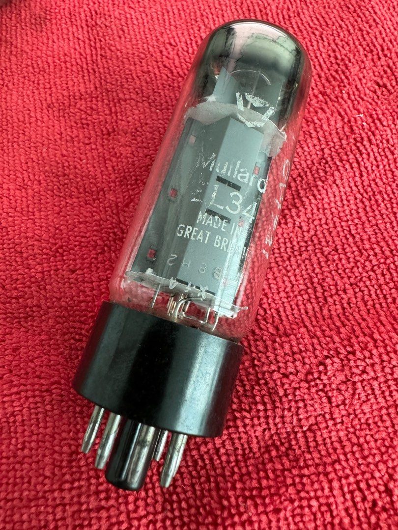 Mullard EL34 Xf4 O getter, Audio, Other Audio Equipment on Carousell