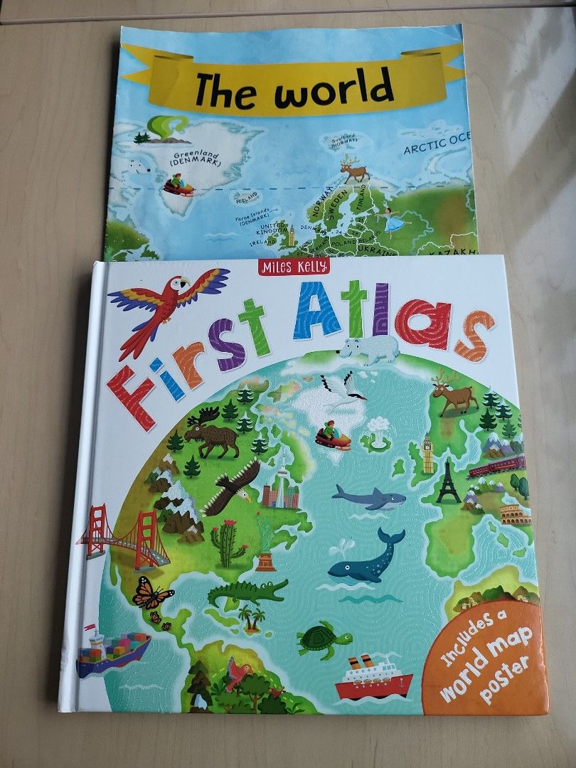 My first Atlas with world map, Hobbies & Toys, Books & Magazines ...