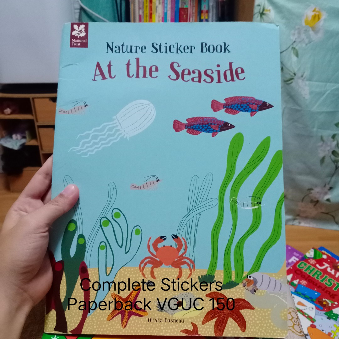 Nature Sticker Book At the Seaside, Hobbies & Toys, Books & Magazines ...