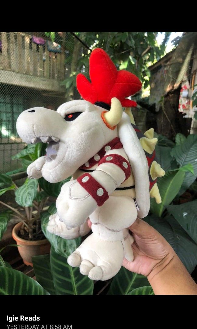 New Super Mario Bros. Dry Bowser Plush Soft Toy Doll Stuffed Animal 13 ...