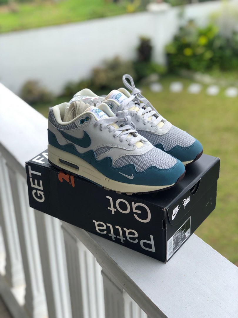 Nike Air Max 1 Patta Aqua Noise, Men's Fashion, Footwear, Sneakers on ...