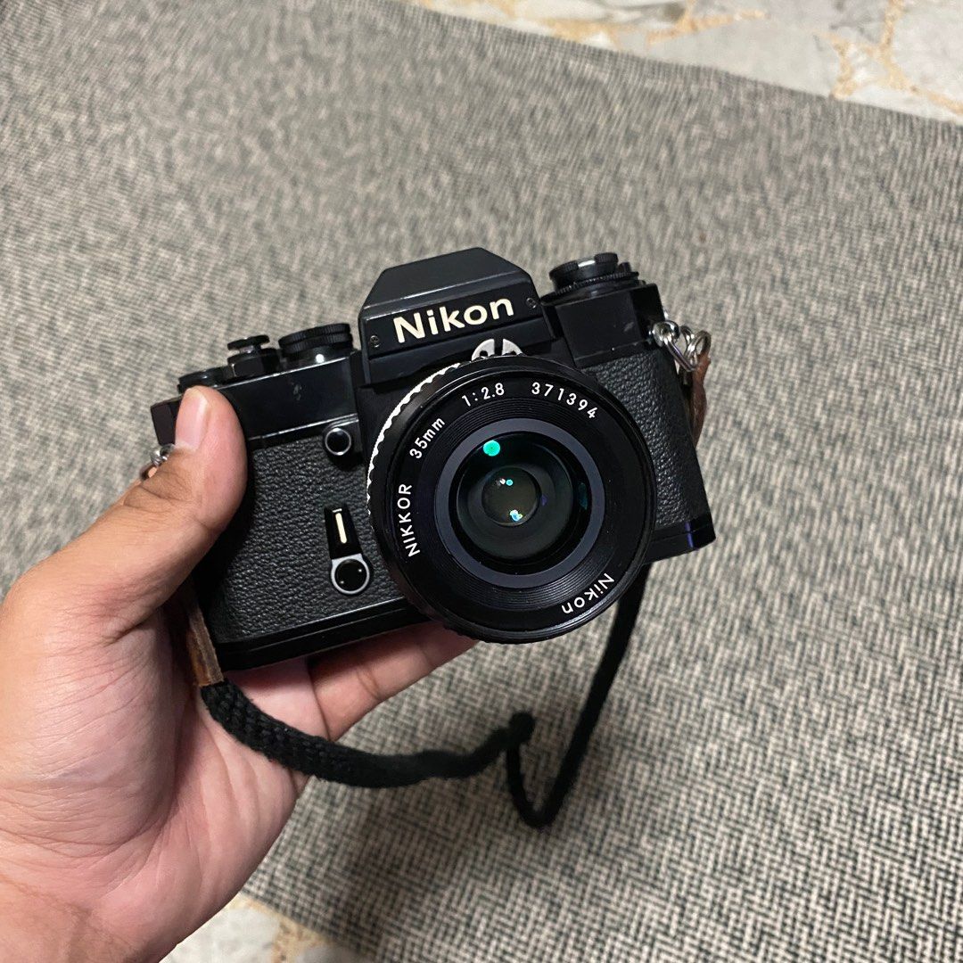 Urgent Sell Nikon EL2 with 35mm F2.8, Photography, Cameras on Carousell