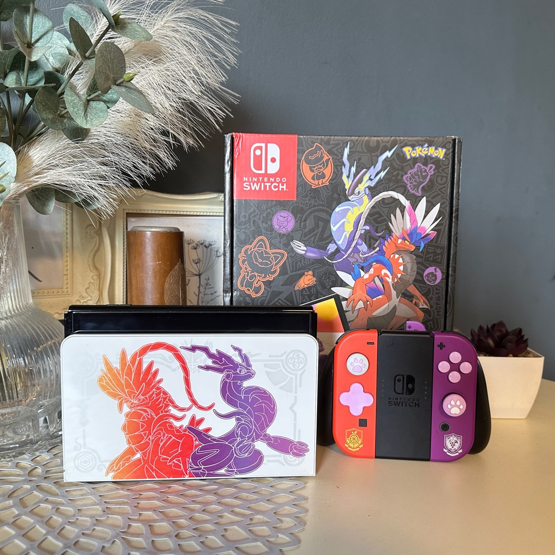 Nintendo Switch Oled Pokemon Edition, Video Gaming, Video Game Consoles ...