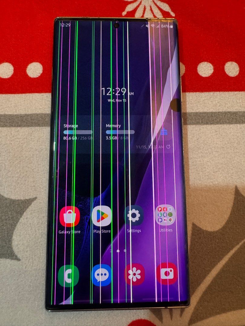Note 20 Ultra with issue Lines due to update, Mobile Phones & Gadgets ...
