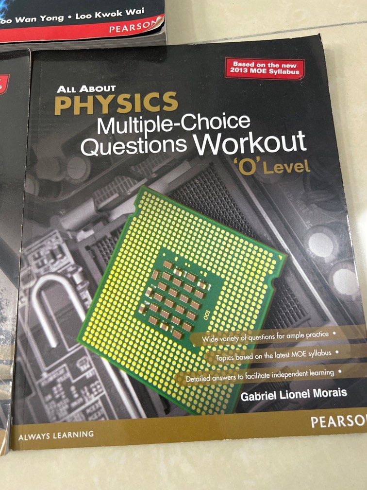 O level All about physics textbook, structured questions, MCQs, Hobbies ...