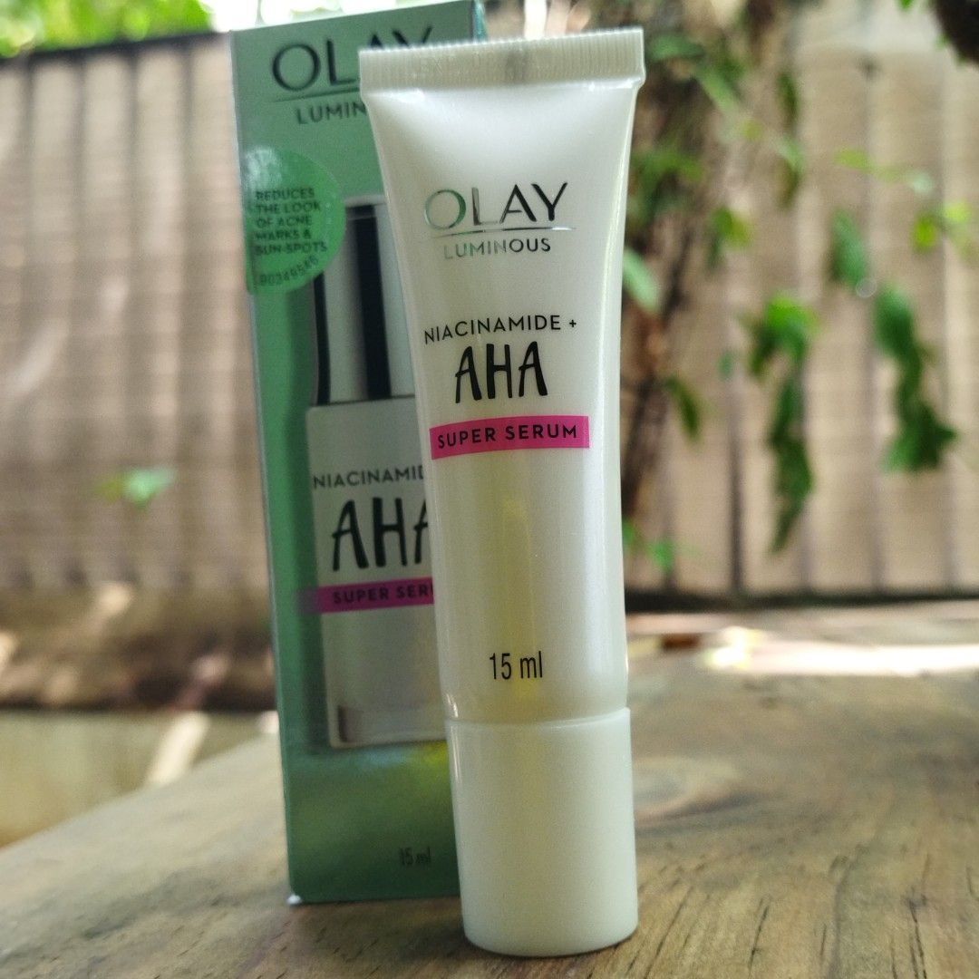 Olay Luminous Niacinamide+ AHA Super Serum, Kesehatan & Kecantikan, Kulit, Sabun & Tubuh di ...