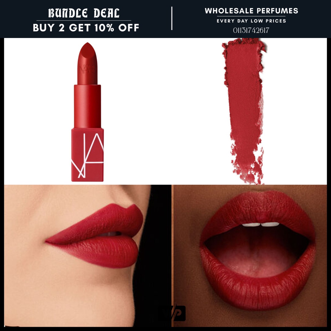 [ORIGINAL] NARS RED THE ORIGINAL LIPSTICK (2963 Red Lizard), Beauty ...