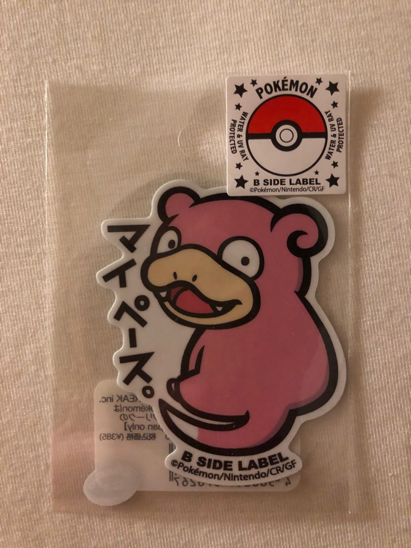 (Original) Slowpoke Sticker - B Side Label from Japan, Hobbies & Toys ...