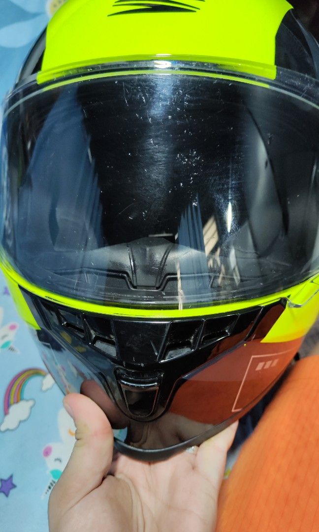 ORIGINAL SPYDER REV FULL FACE HELMET WITH SUNVISOR, Motorbikes ...