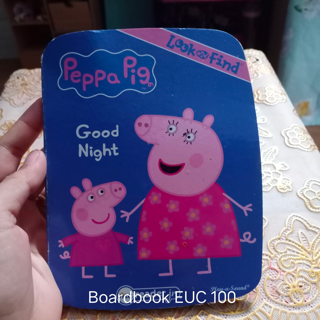 Peppa Pig Look and Find Goodnight Boardbook, Hobbies & Toys, Books ...