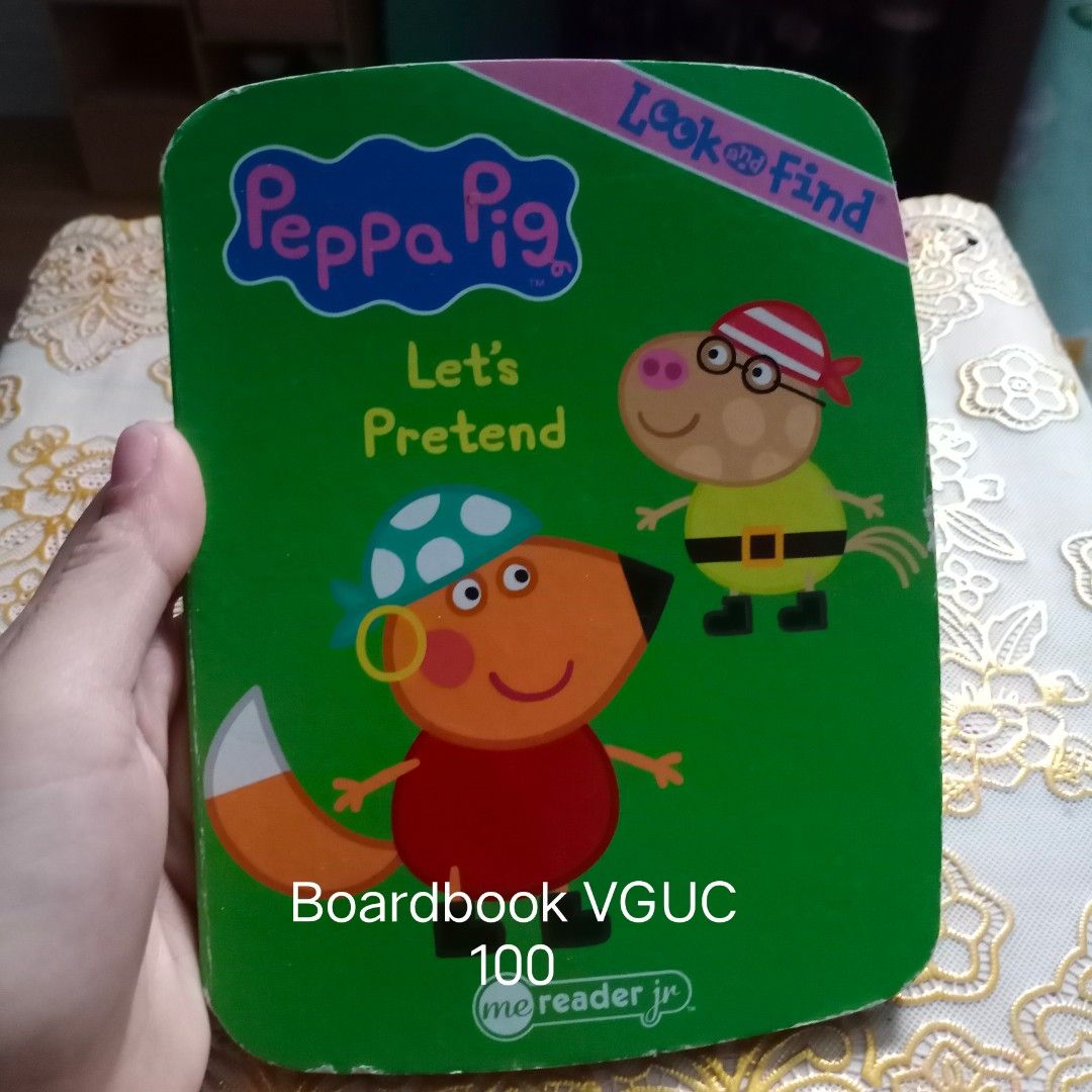 Peppa Pig Look and Find Let's Pretend boardbook, Hobbies & Toys, Books ...