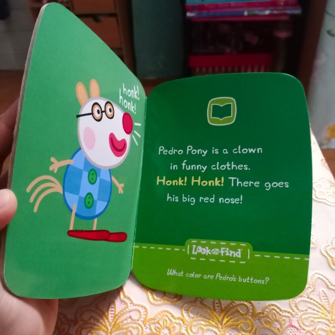 Peppa Pig Look and Find Let's Pretend boardbook, Hobbies & Toys, Books ...
