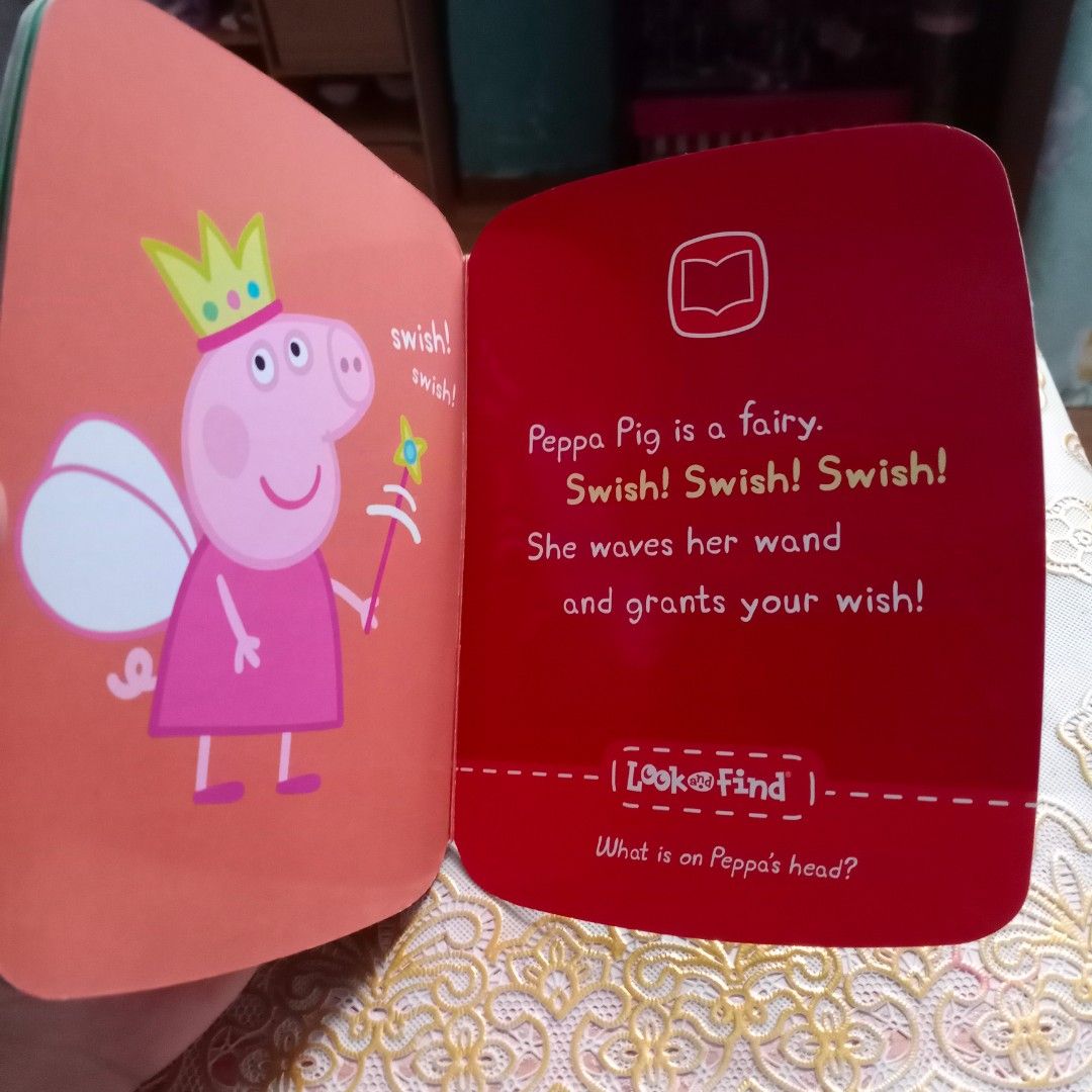 Peppa Pig Look and Find Let's Pretend boardbook, Hobbies & Toys, Books ...