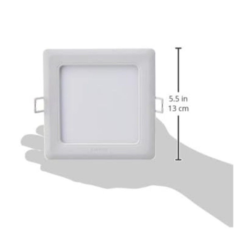 Philips LED Downlight 59527 MARCASITE SQUARE 12W 65K DAYLIGHT, Car ...
