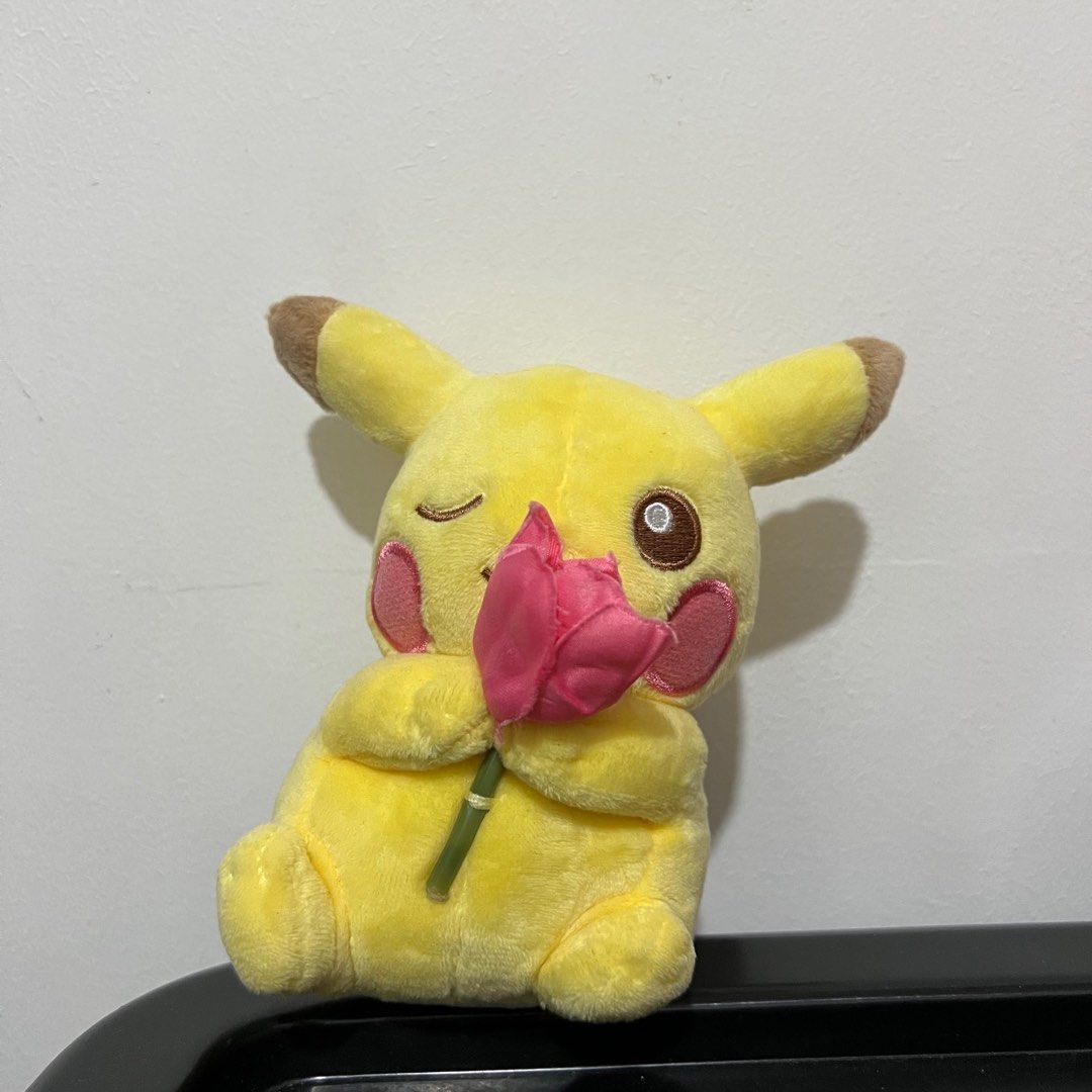 Pikachu w/ Orange Ribbon - Pokemon, Hobbies & Toys, Toys & Games on ...