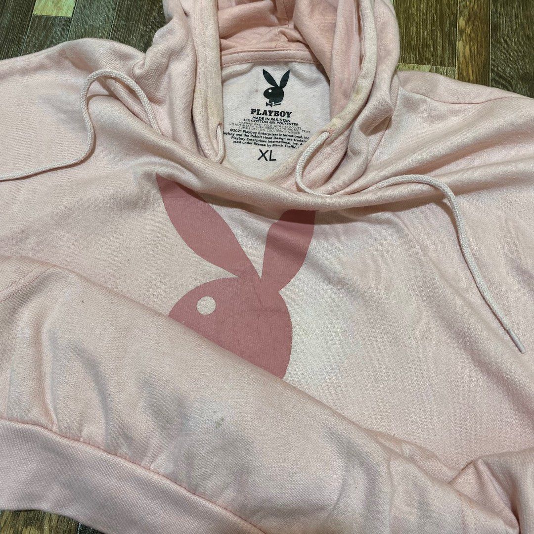 Playboy Official Merch Hoodie (pink), Men's Fashion, Coats, Jackets and ...