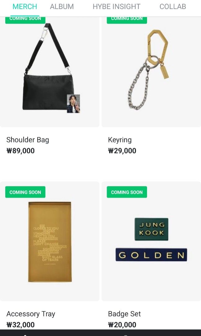 [CLOSED] BTS Jungkook 'Golden' Merch, Hobbies & Toys, Memorabilia ...