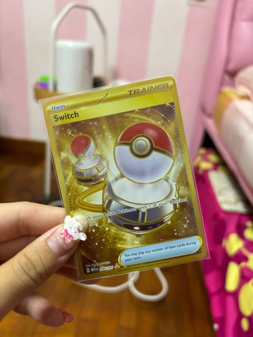 Pokemon 151 Gold Switch, Hobbies & Toys, Toys & Games on Carousell