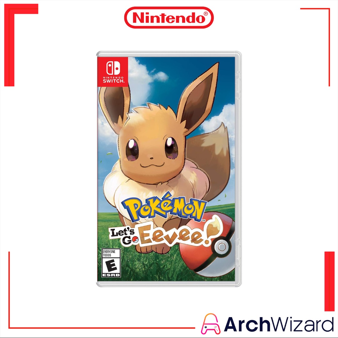 Pokemon Let's Go Eevee - Pokemon Game 🍭 Nintendo Switch Game ...